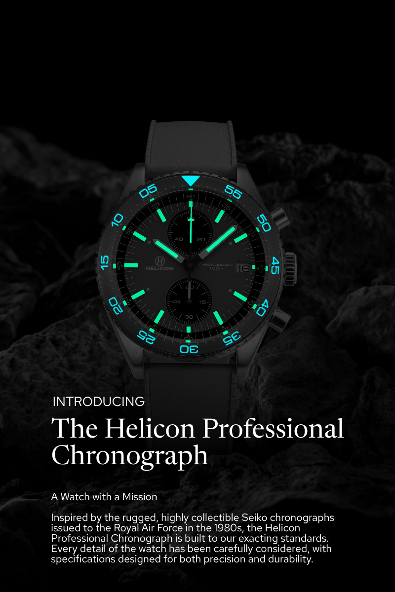 Helicon Watches - Vintage Inspiration built for Modern Performance